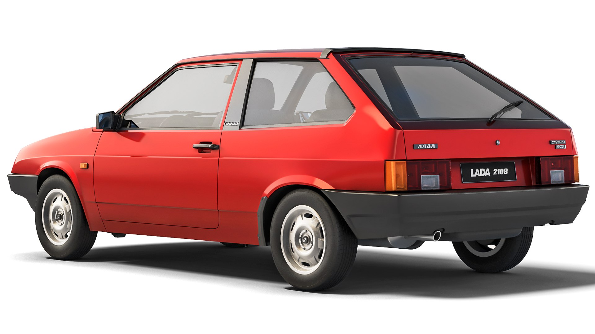 3D VAZ Lada 2108 Sputnik 1991 Model - TurboSquid 2217370