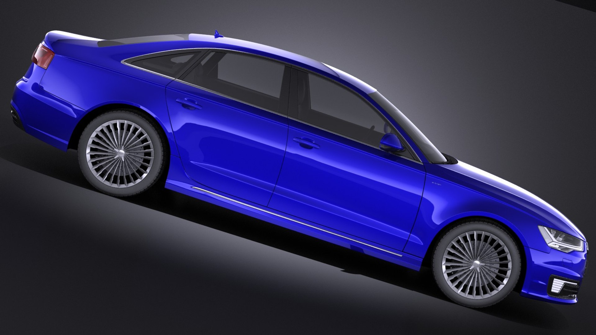 Audi 2017 A6 3d Model