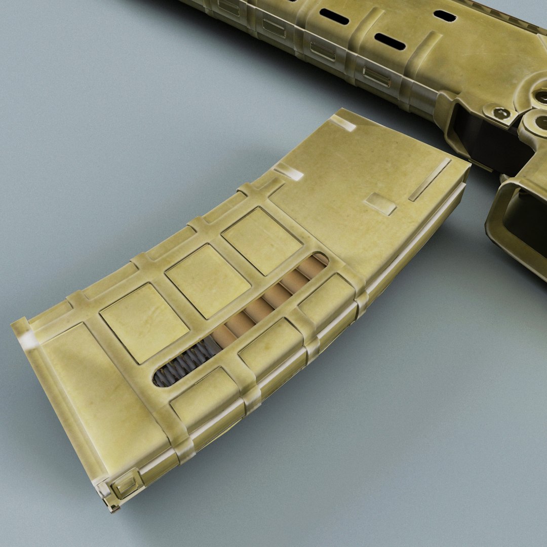 3d Model Bushmaster Adaptive Combat Rifle