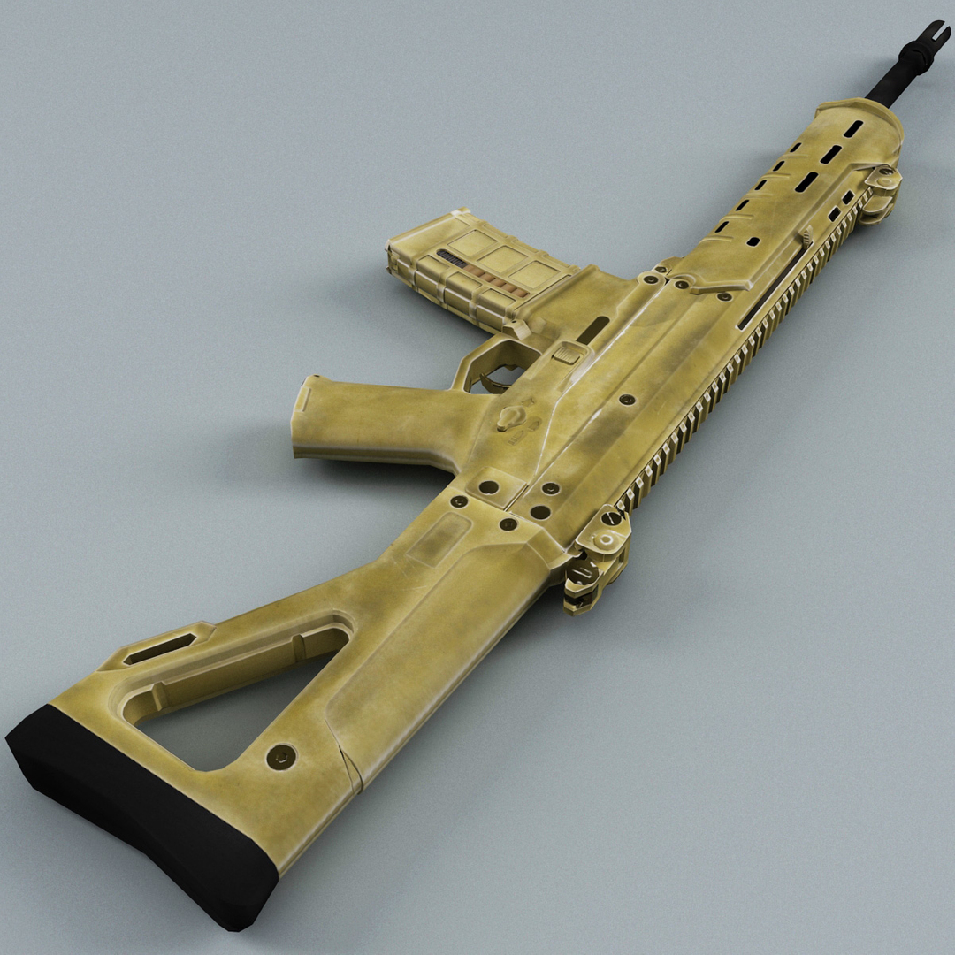 3d model bushmaster adaptive combat rifle