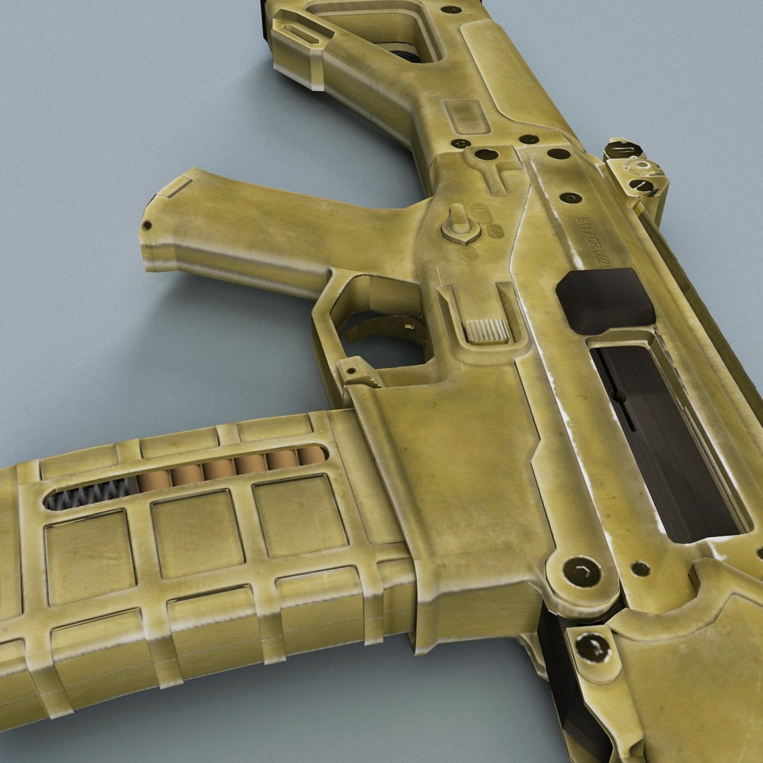3d model bushmaster adaptive combat rifle