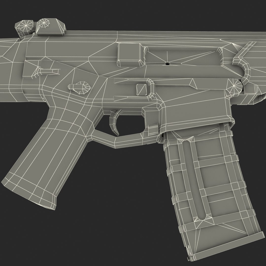 3d model bushmaster adaptive combat rifle