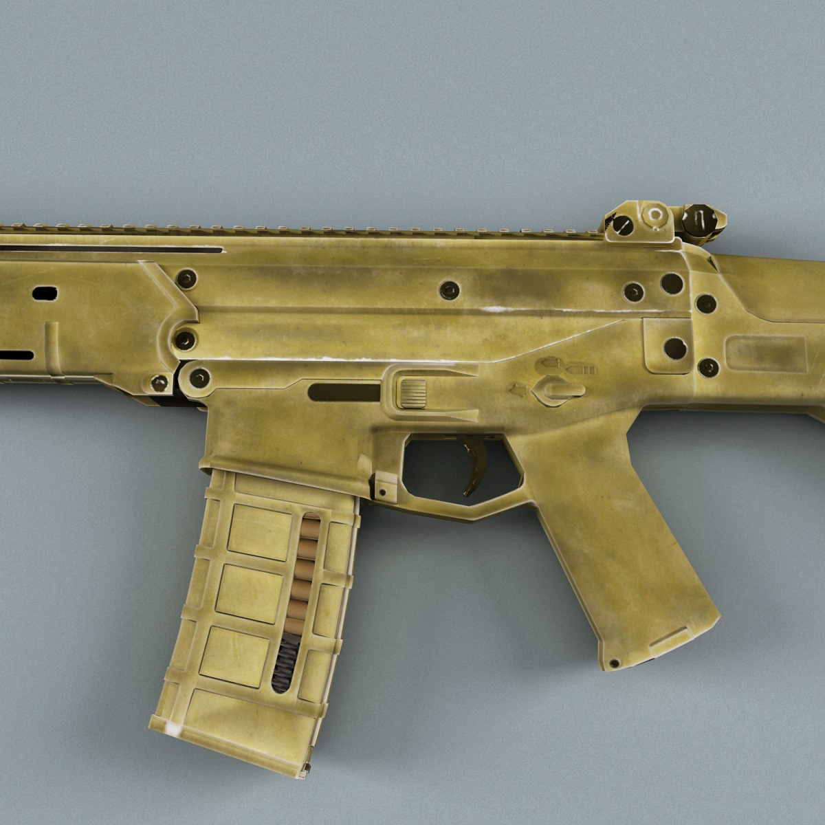 3d model bushmaster adaptive combat rifle