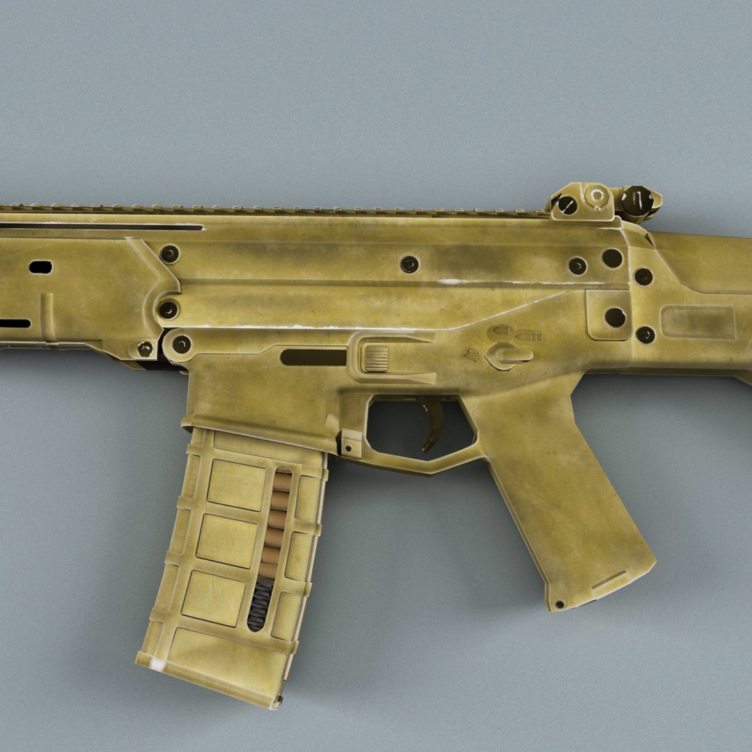 3d Model Bushmaster Adaptive Combat Rifle