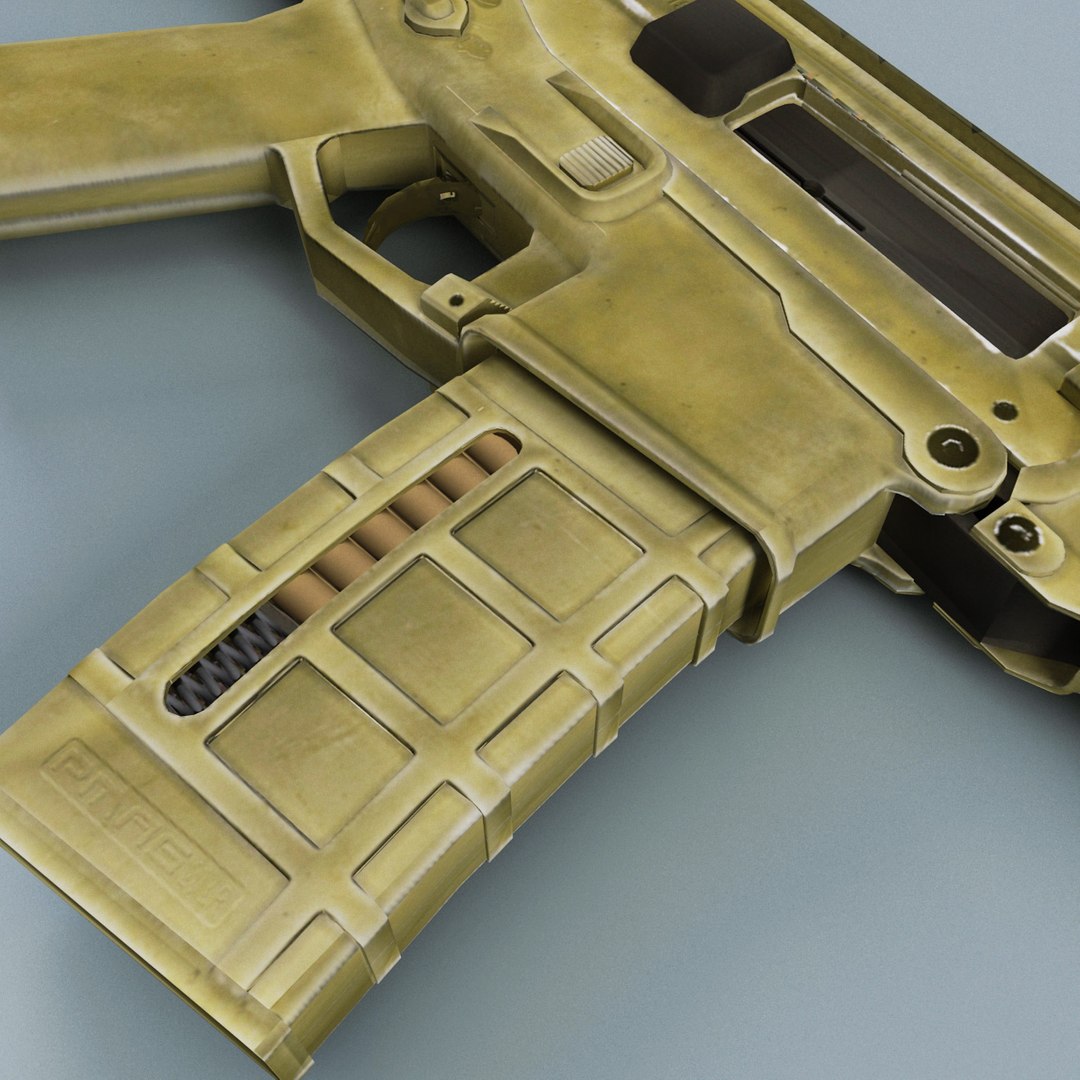 3d model bushmaster adaptive combat rifle