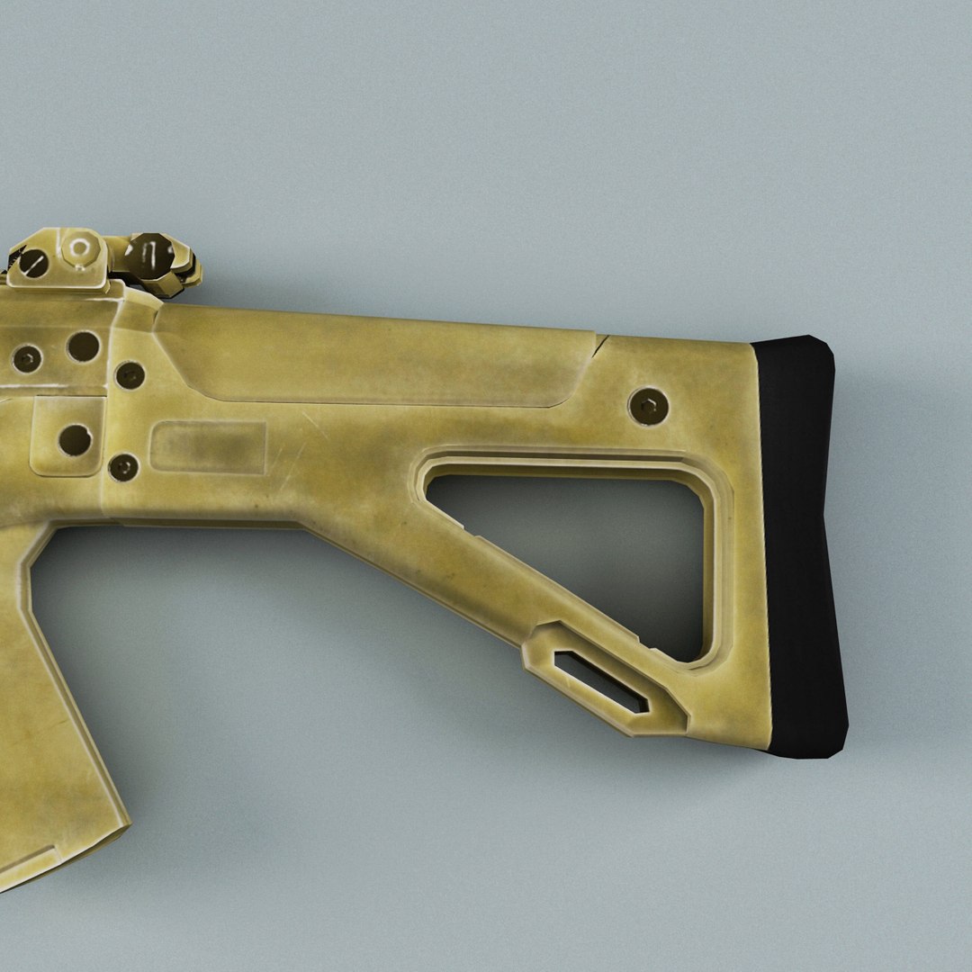 3d Model Bushmaster Adaptive Combat Rifle