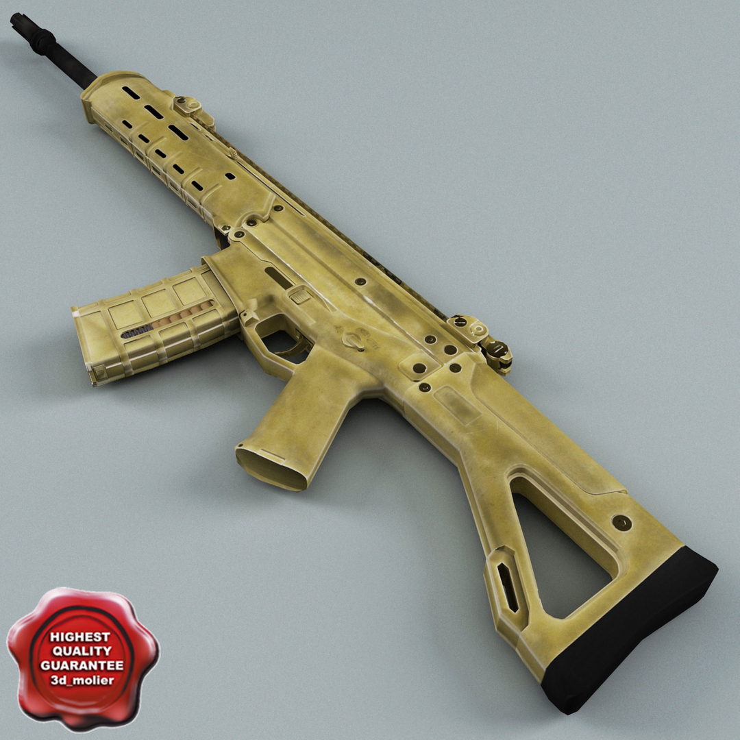 3d model bushmaster adaptive combat rifle