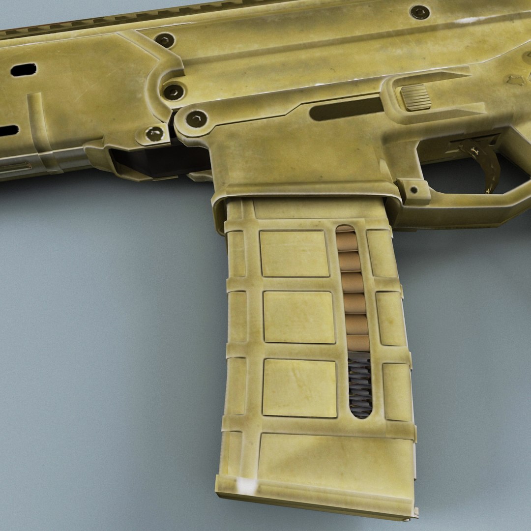 3d Model Bushmaster Adaptive Combat Rifle