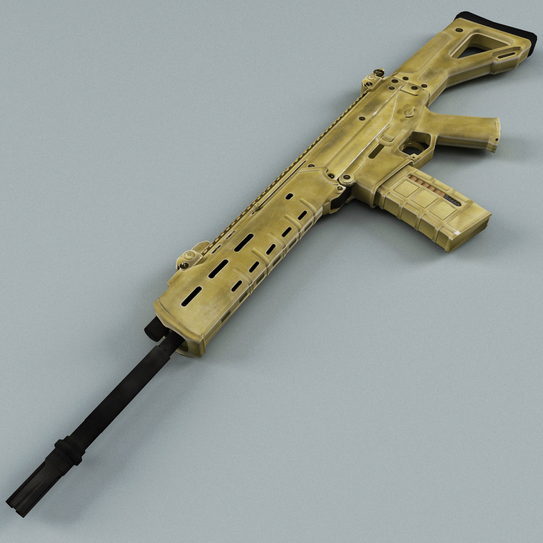 3d model bushmaster adaptive combat rifle