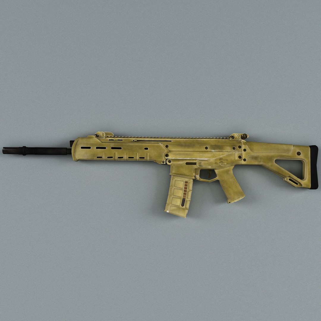 3d Model Bushmaster Adaptive Combat Rifle