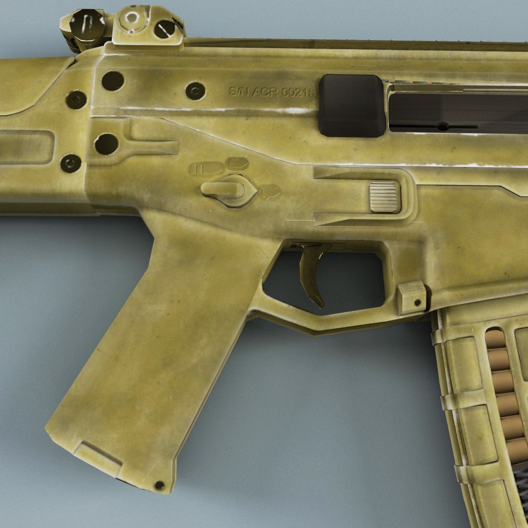 3d model bushmaster adaptive combat rifle