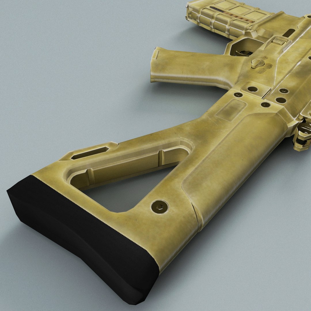3d Model Bushmaster Adaptive Combat Rifle