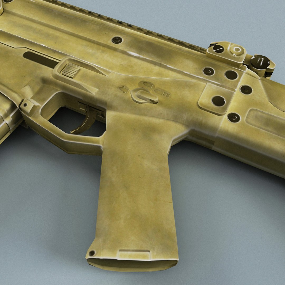 3d Model Bushmaster Adaptive Combat Rifle