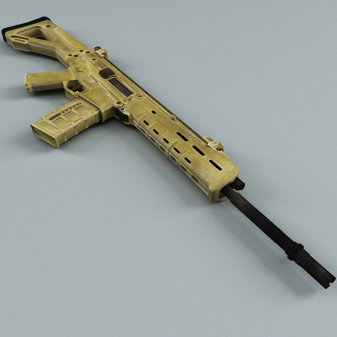 3d model bushmaster adaptive combat rifle