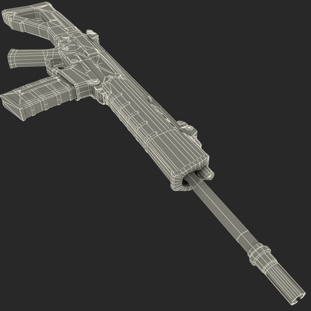 3d model bushmaster adaptive combat rifle