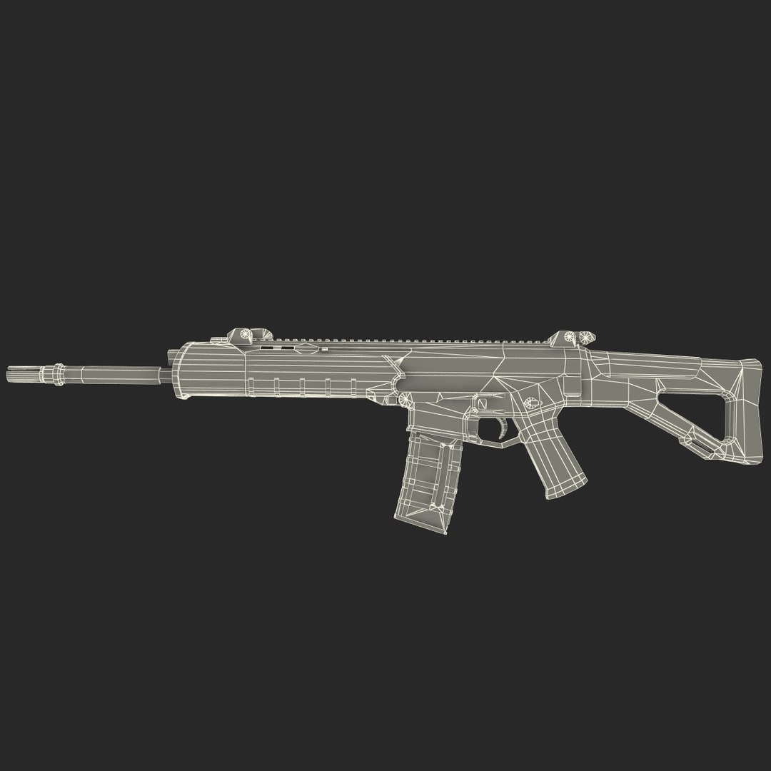 3d model bushmaster adaptive combat rifle