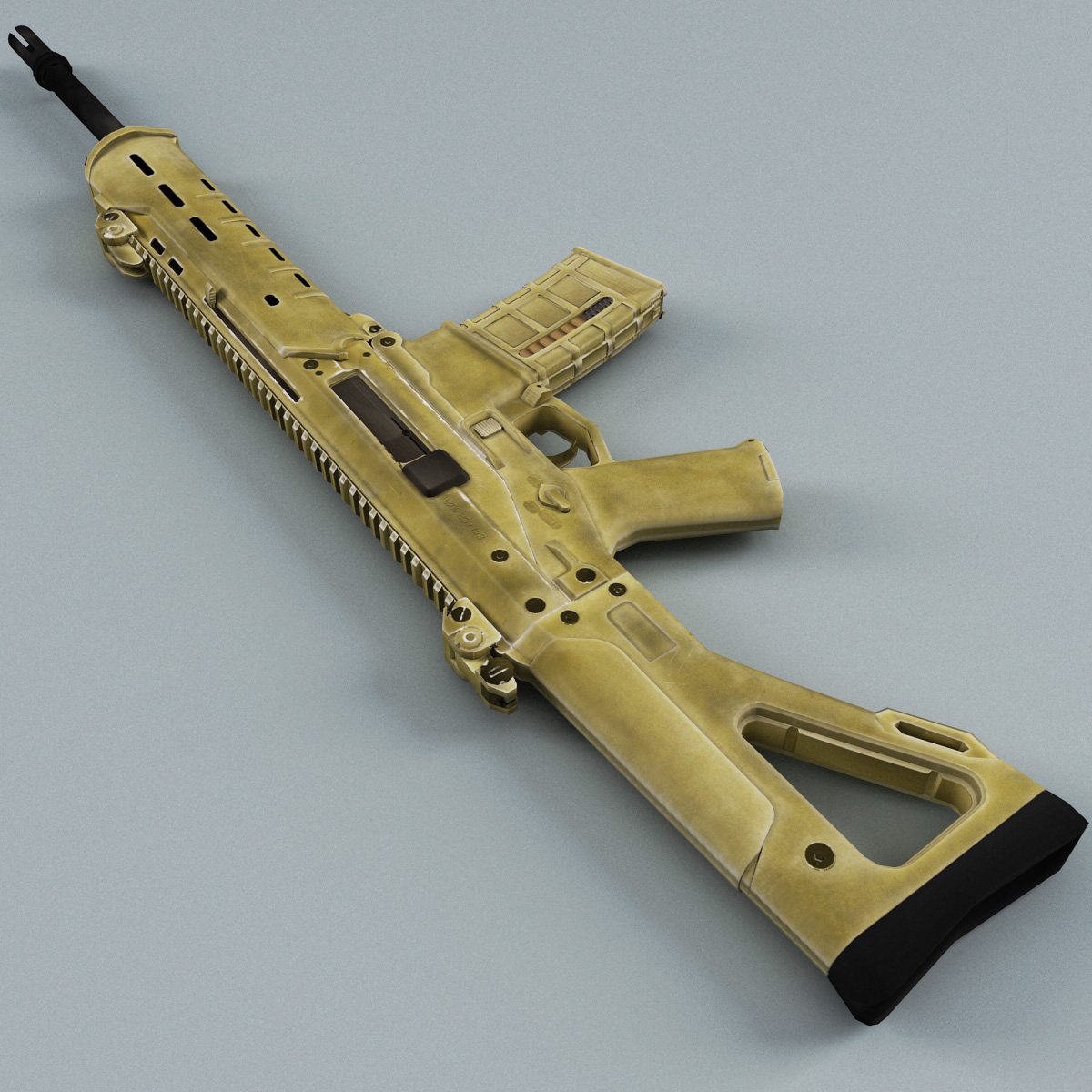 3d model bushmaster adaptive combat rifle