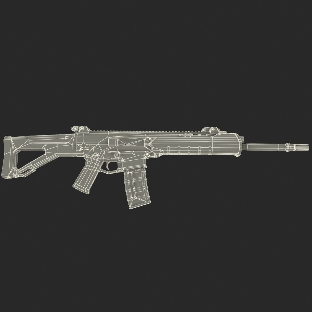 3d model bushmaster adaptive combat rifle