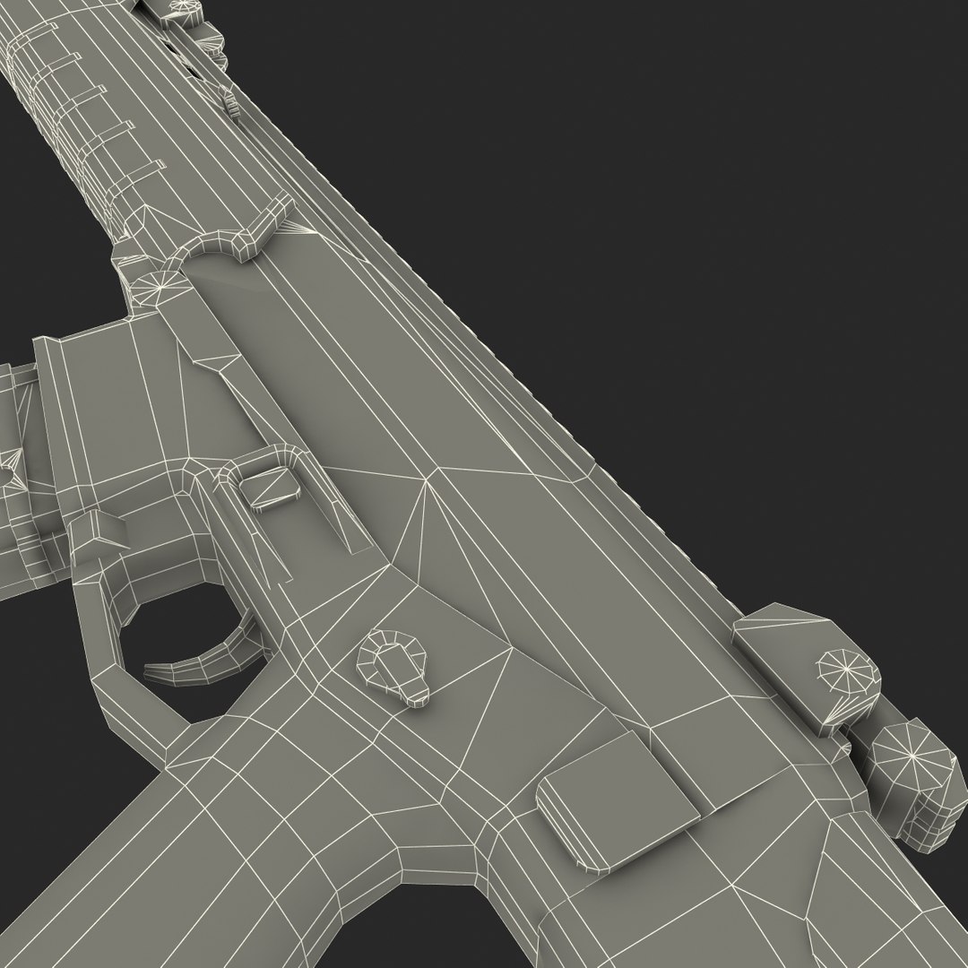 3d model bushmaster adaptive combat rifle