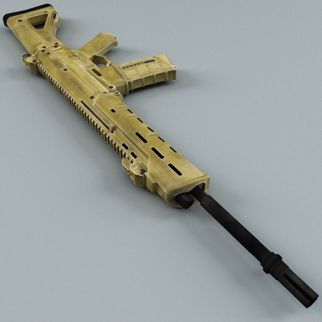 3d Model Bushmaster Adaptive Combat Rifle