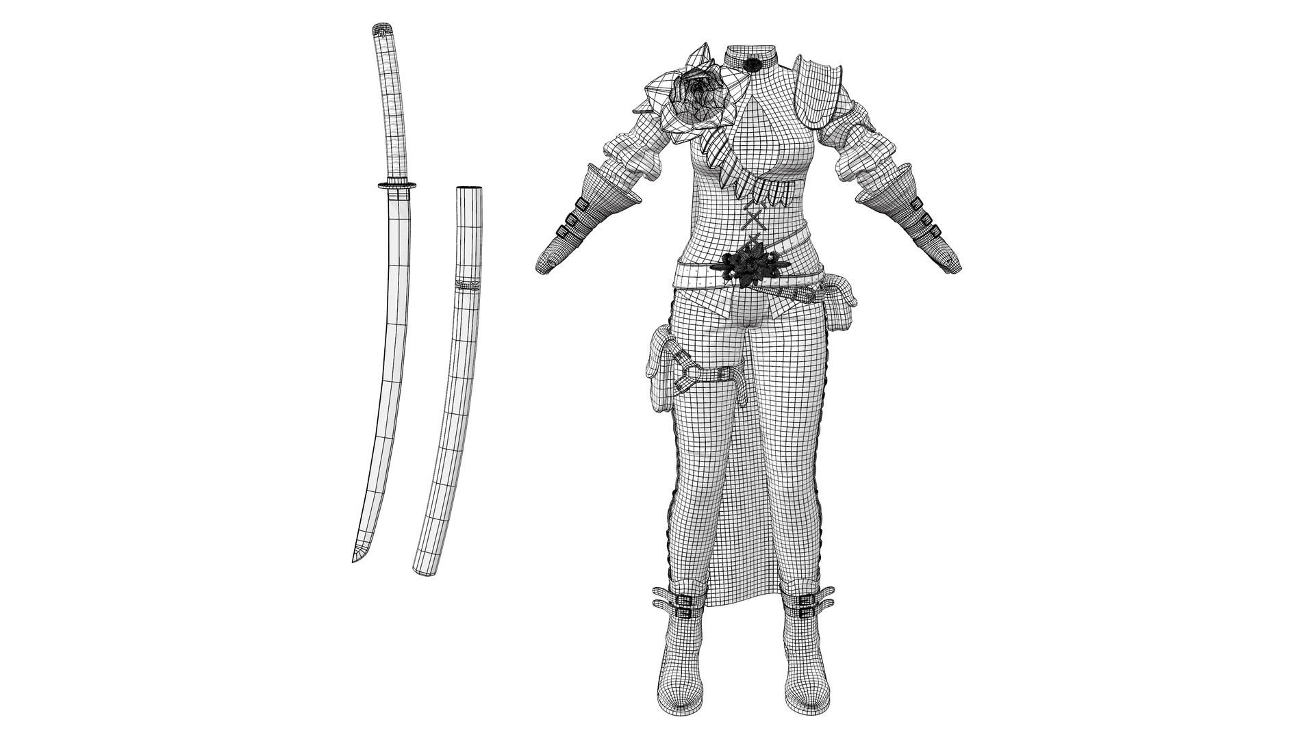 Medieval Swords Master Full Outfit 3D Model - TurboSquid 2071698