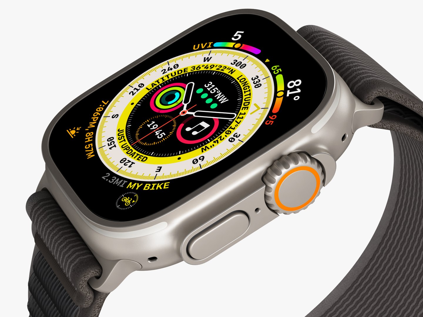 Apple Watch Ultra Trail Loop 3D - TurboSquid 1963355