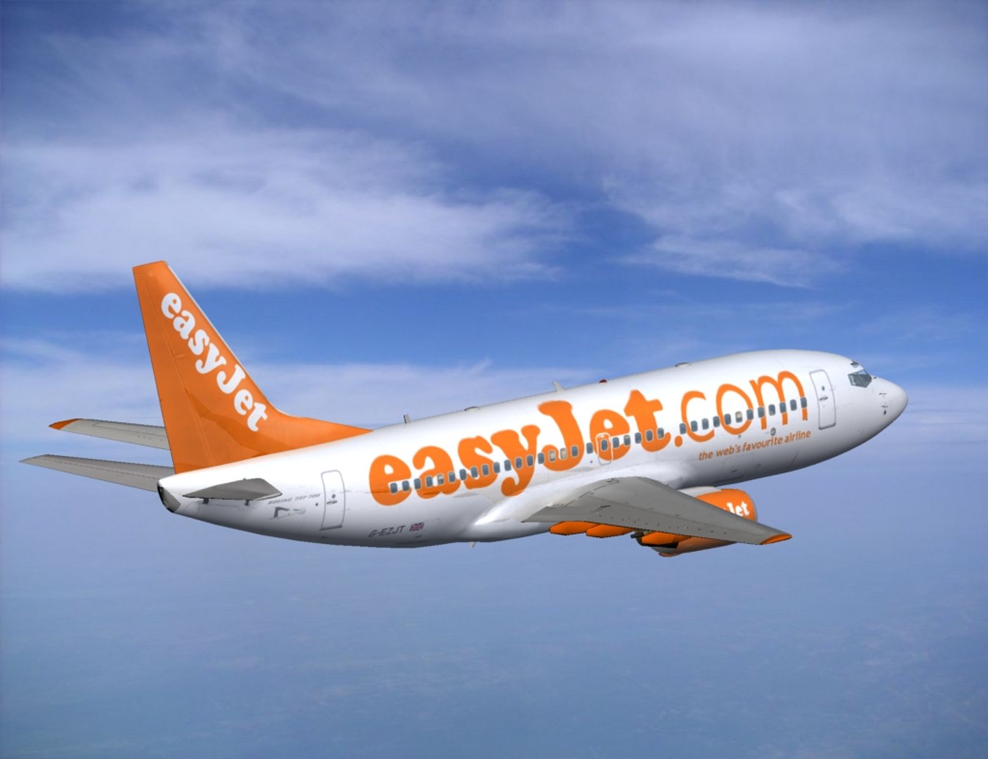 Max B737-700 Easyjet 737