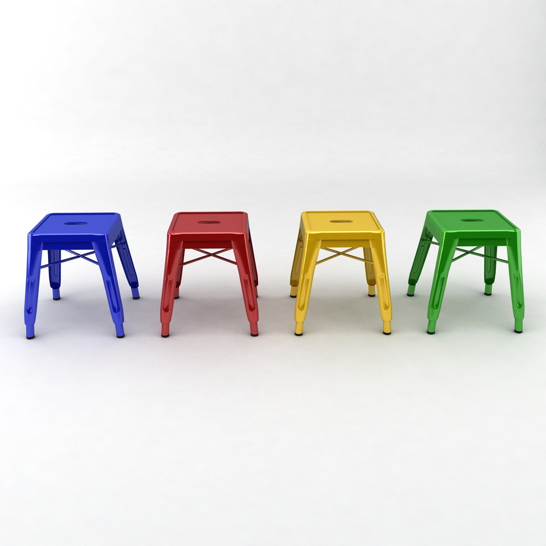 3d Metal Stool