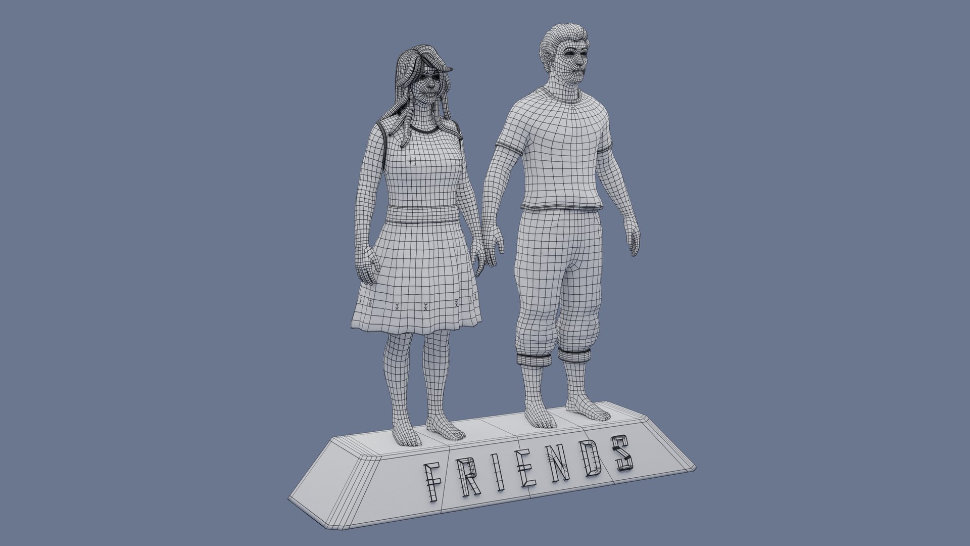 3D Friends 3D Model Model - TurboSquid 2111387