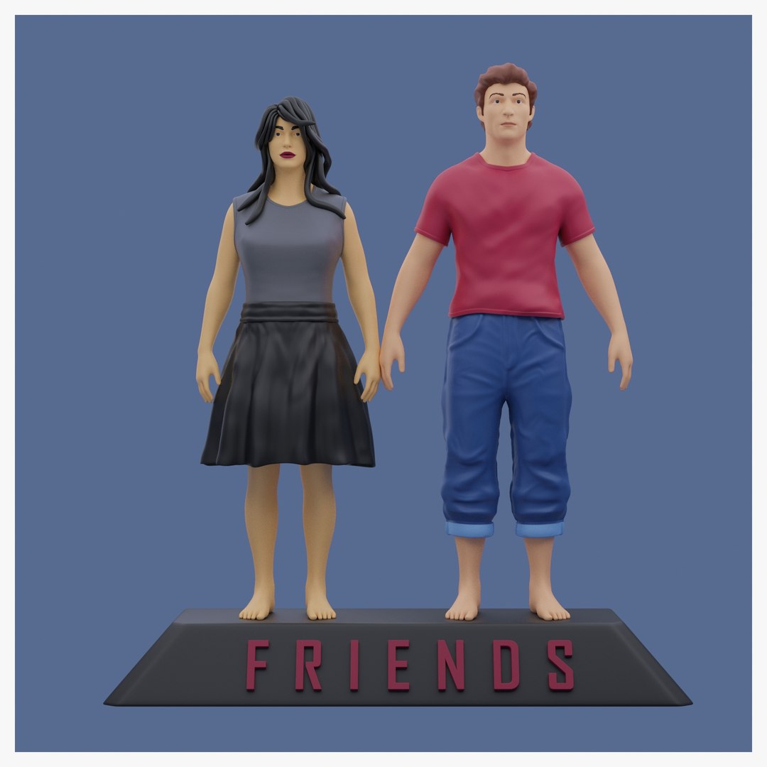 3D Friends 3D Model Model - TurboSquid 2111387