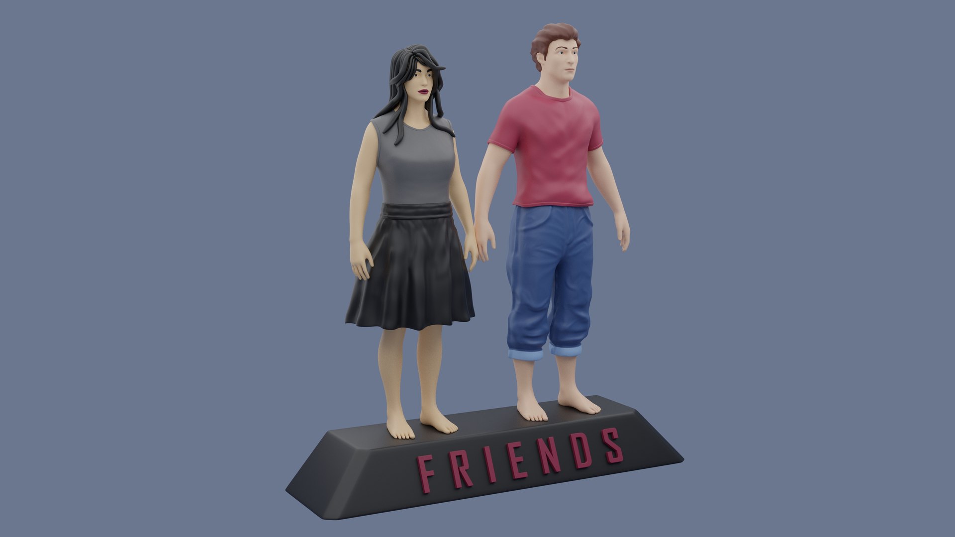 3D Friends 3D Model Model - TurboSquid 2111387
