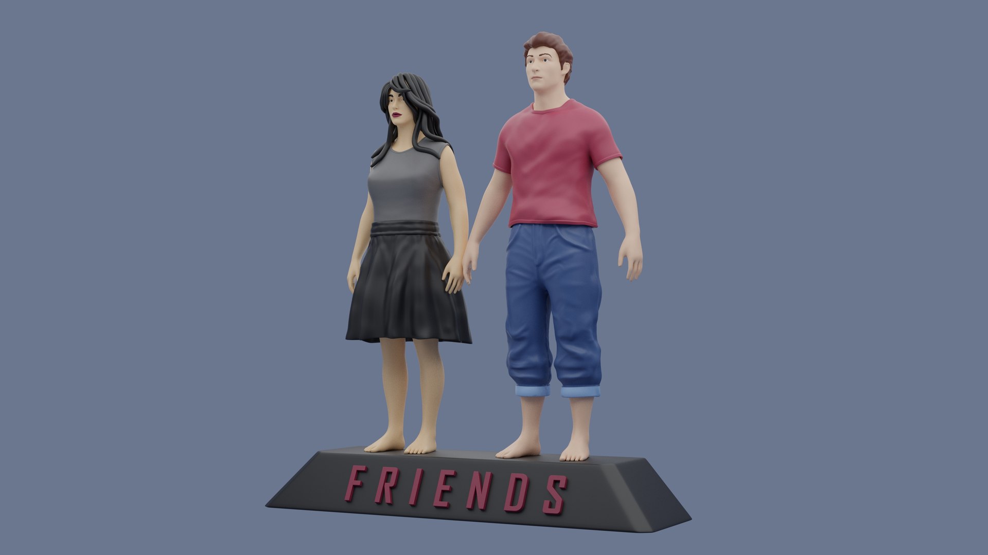 3D Friends 3D Model Model - TurboSquid 2111387