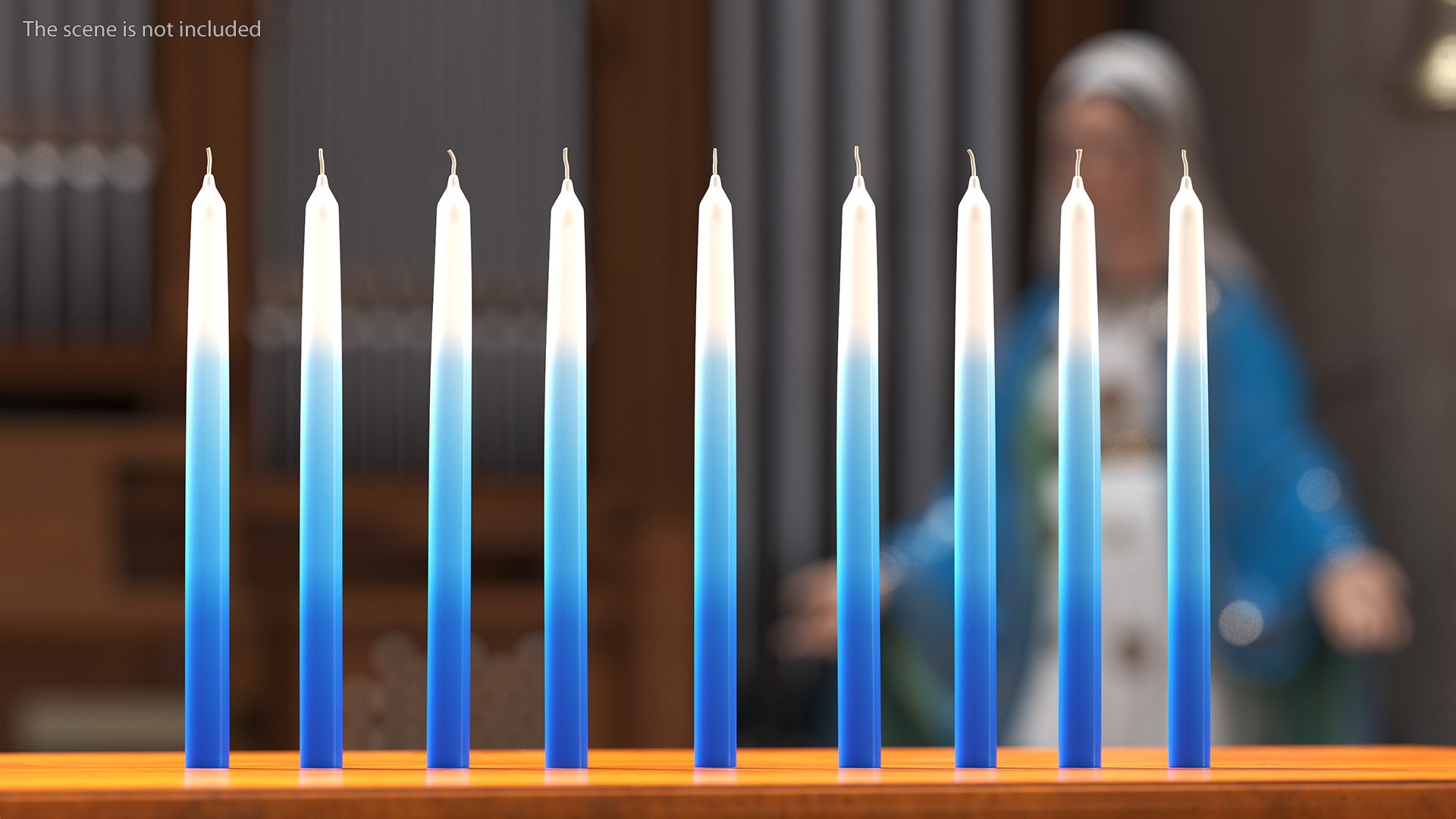 Hanukkah Candles 3D Model - TurboSquid 1838631
