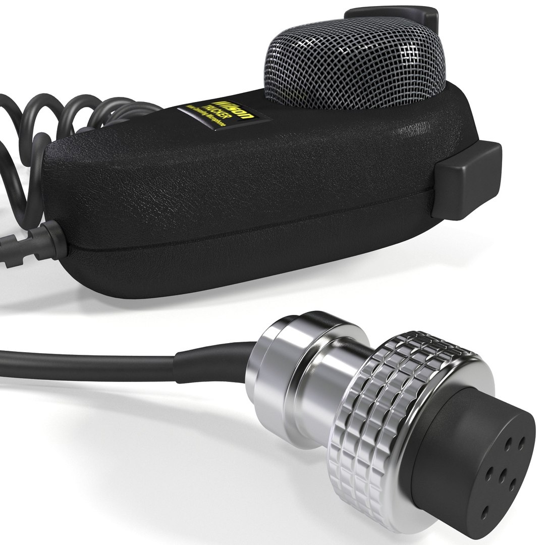 3d Cb Microphone Woodgrain Black