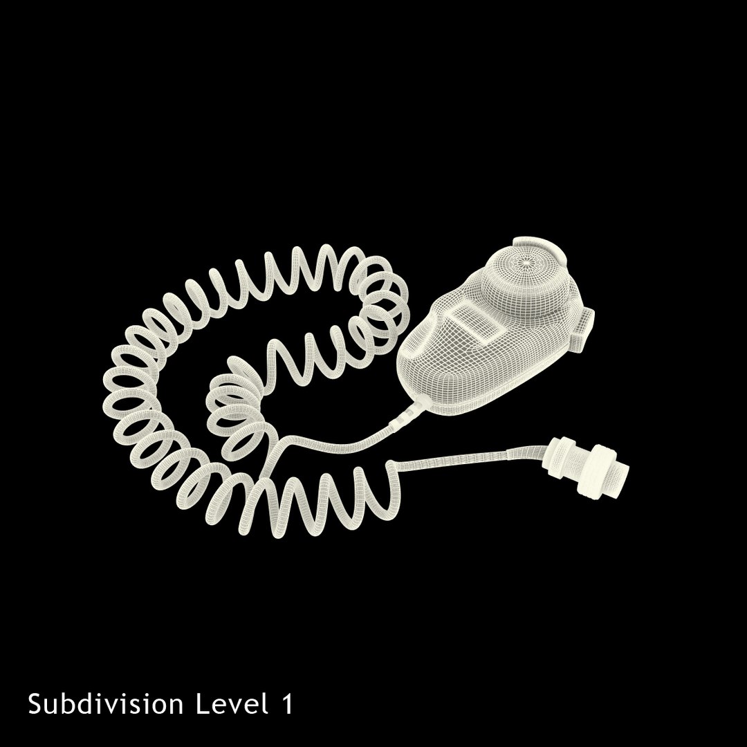 3d Cb Microphone Woodgrain Black