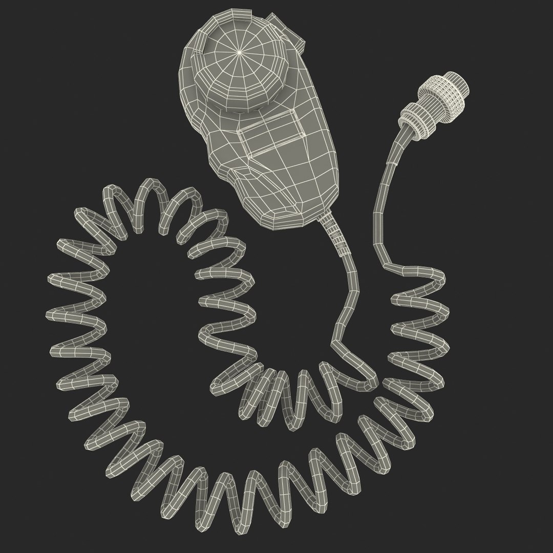 3d Cb Microphone Woodgrain Black