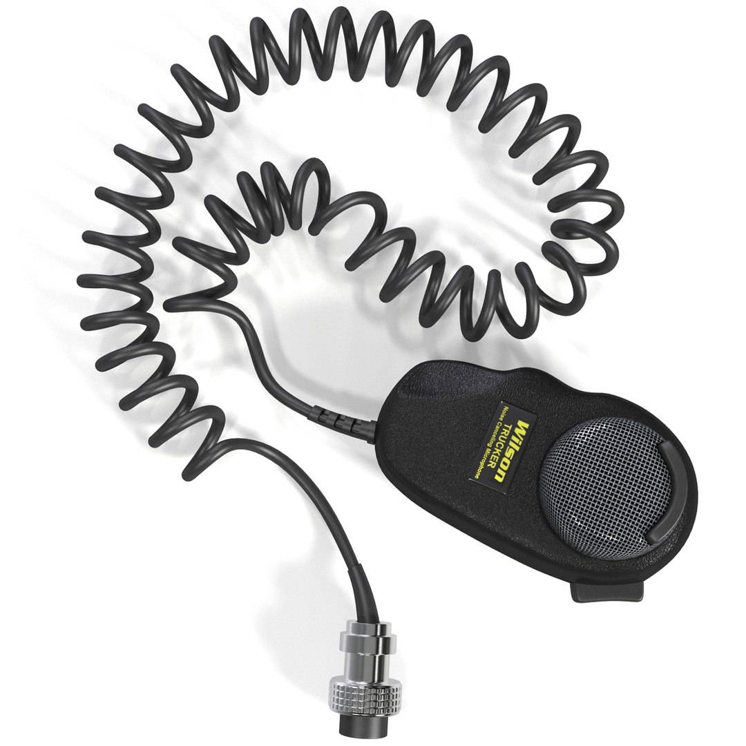 3d Cb Microphone Woodgrain Black