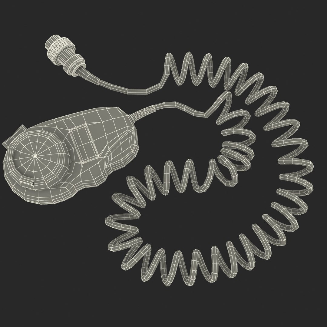 3d Cb Microphone Woodgrain Black