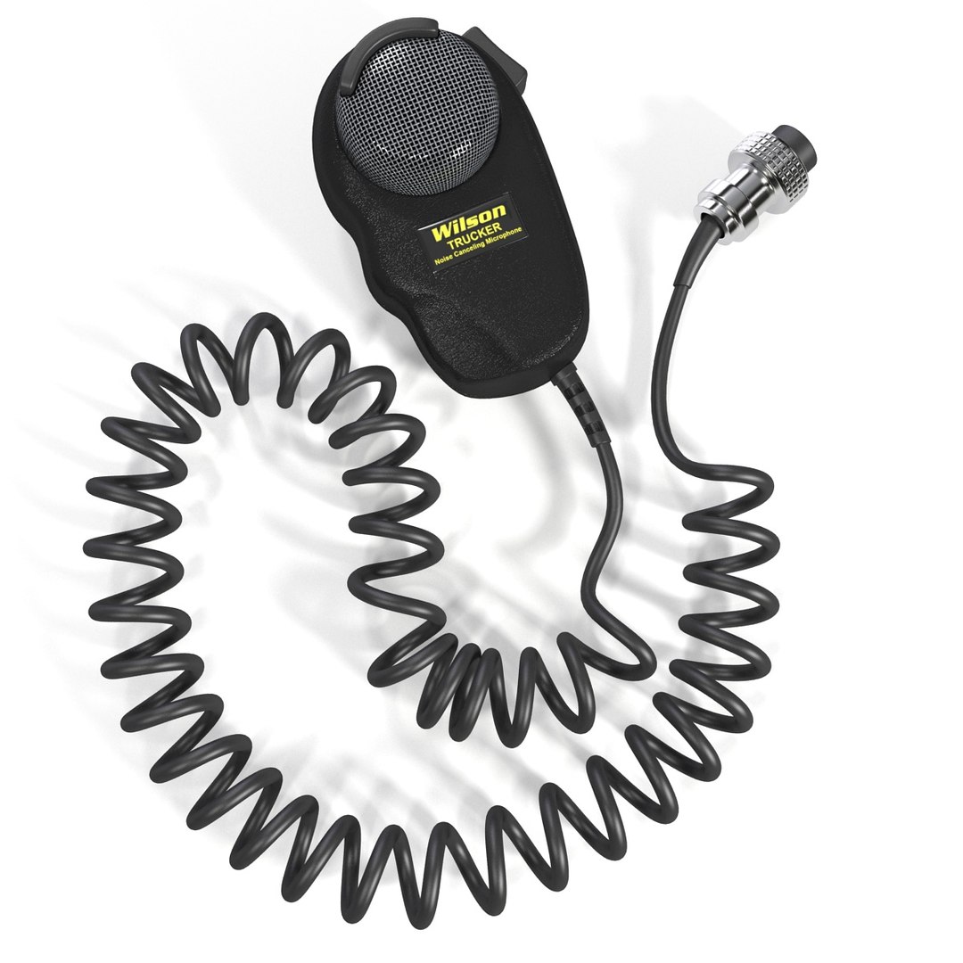 3d Cb Microphone Woodgrain Black