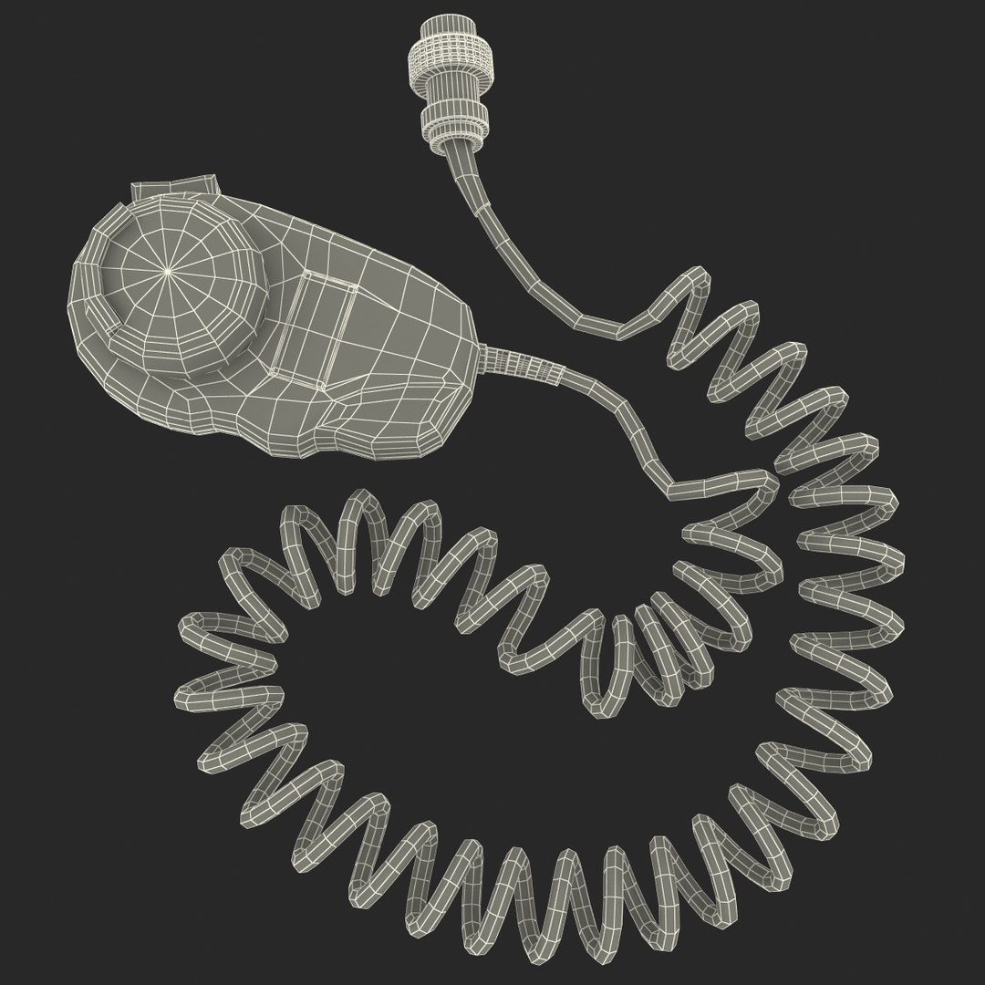 3d Cb Microphone Woodgrain Black