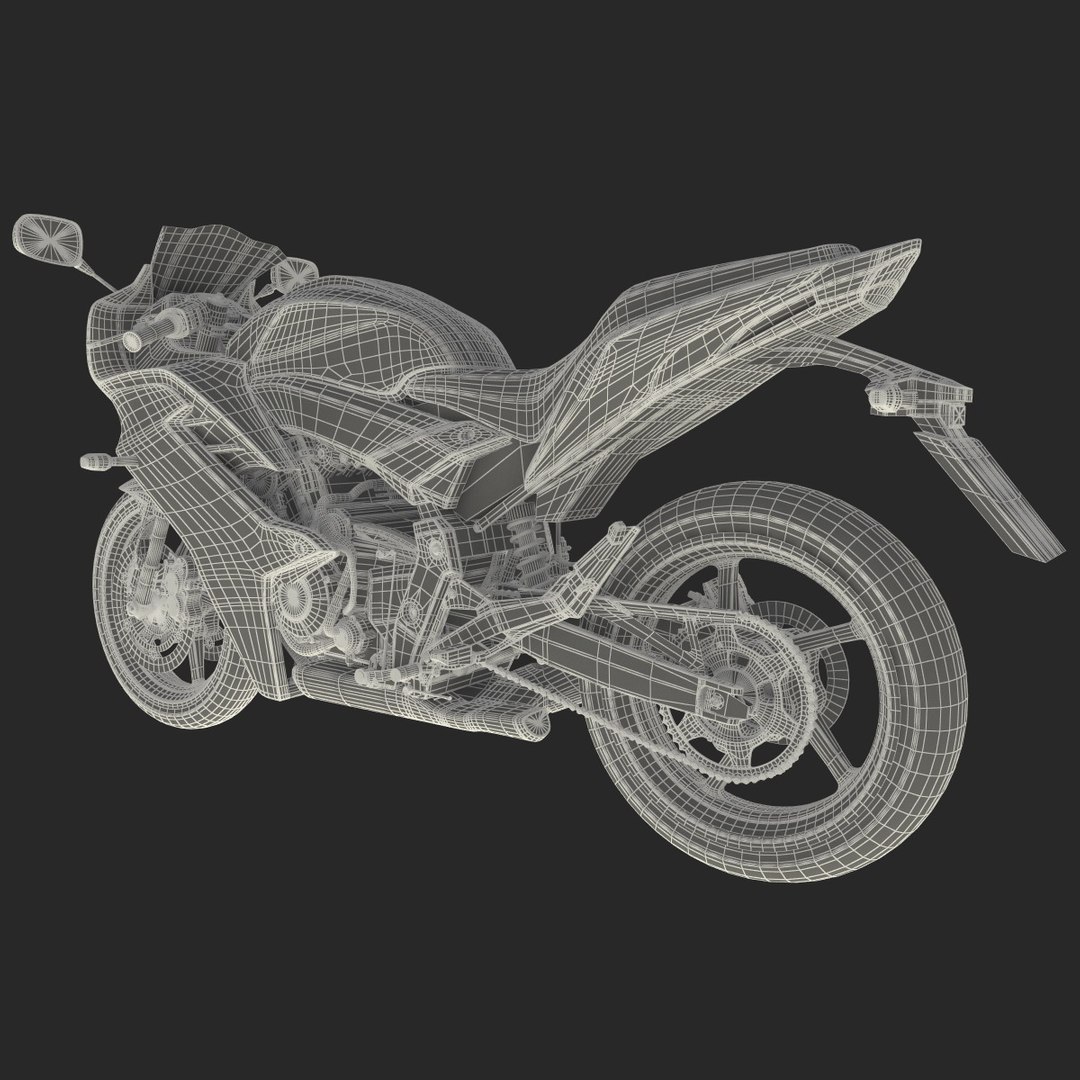 3d Model Honda Cbr 600 F
