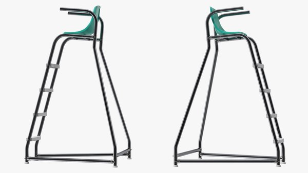 Pool Portable Lifeguard Chair 3D model - TurboSquid 1922223