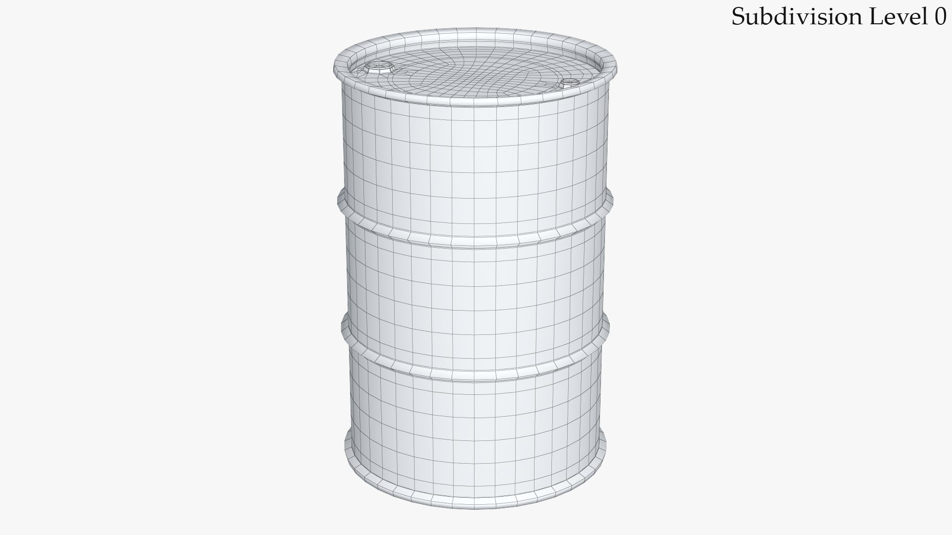 3D Old Rust Barrel Contains - TurboSquid 1549518