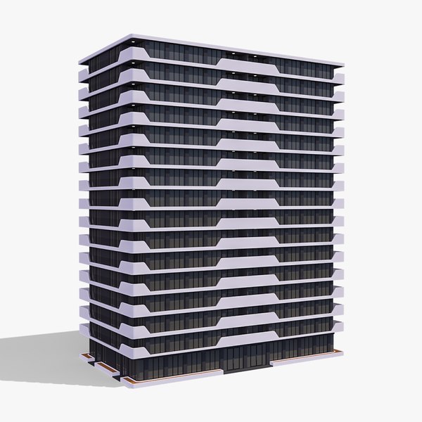 3D apartment building - TurboSquid 1712133
