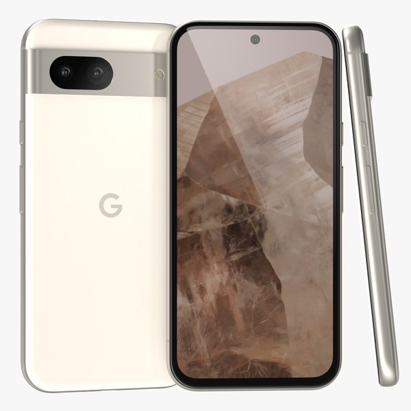 modelo 3d Google Píxel 8a Beige - TurboSquid 2206673