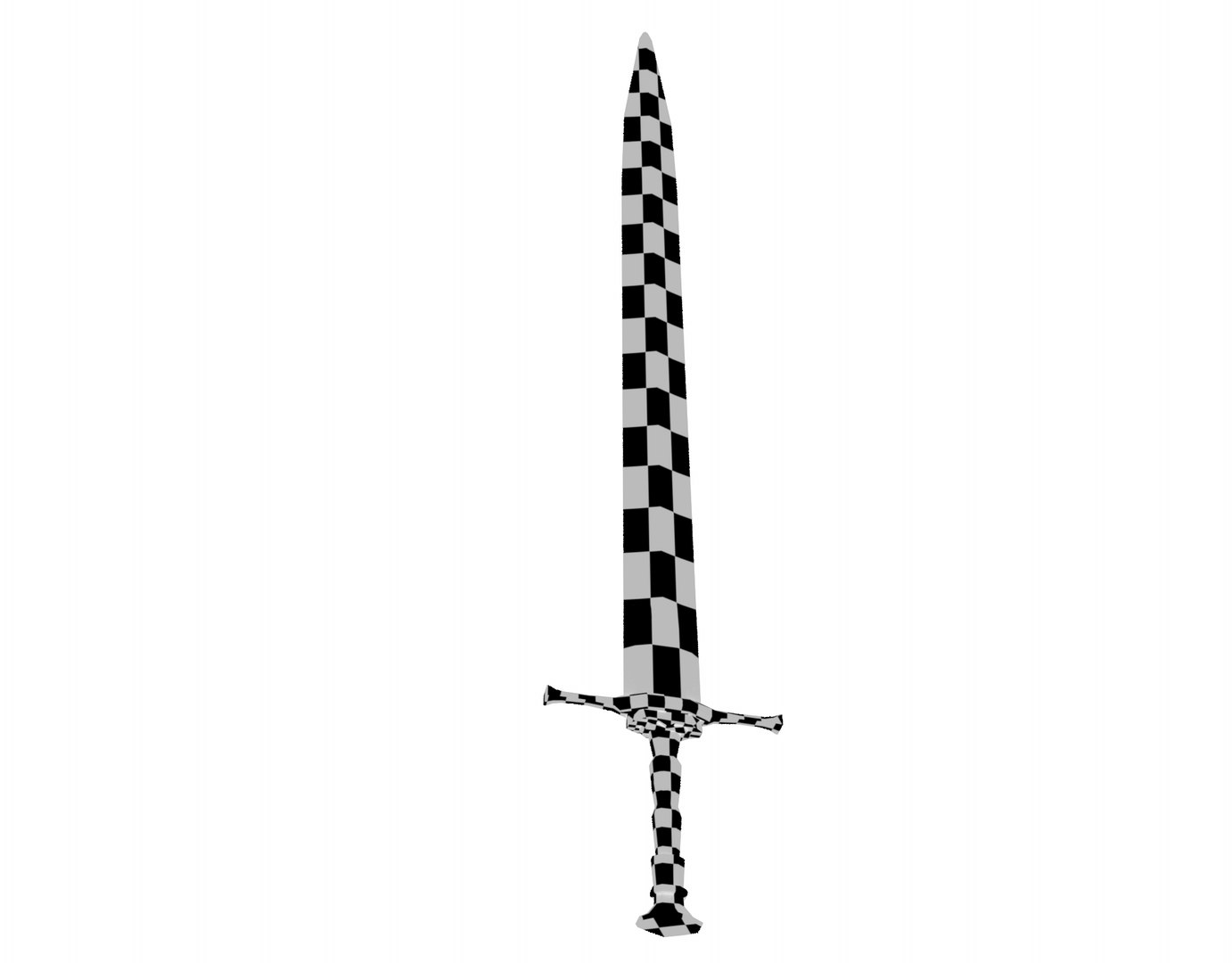3D two-hand sword bronze model - TurboSquid 1155235