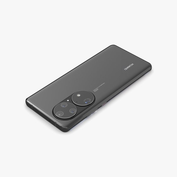 3D Huawei P50 Pro Black model - TurboSquid 1843513