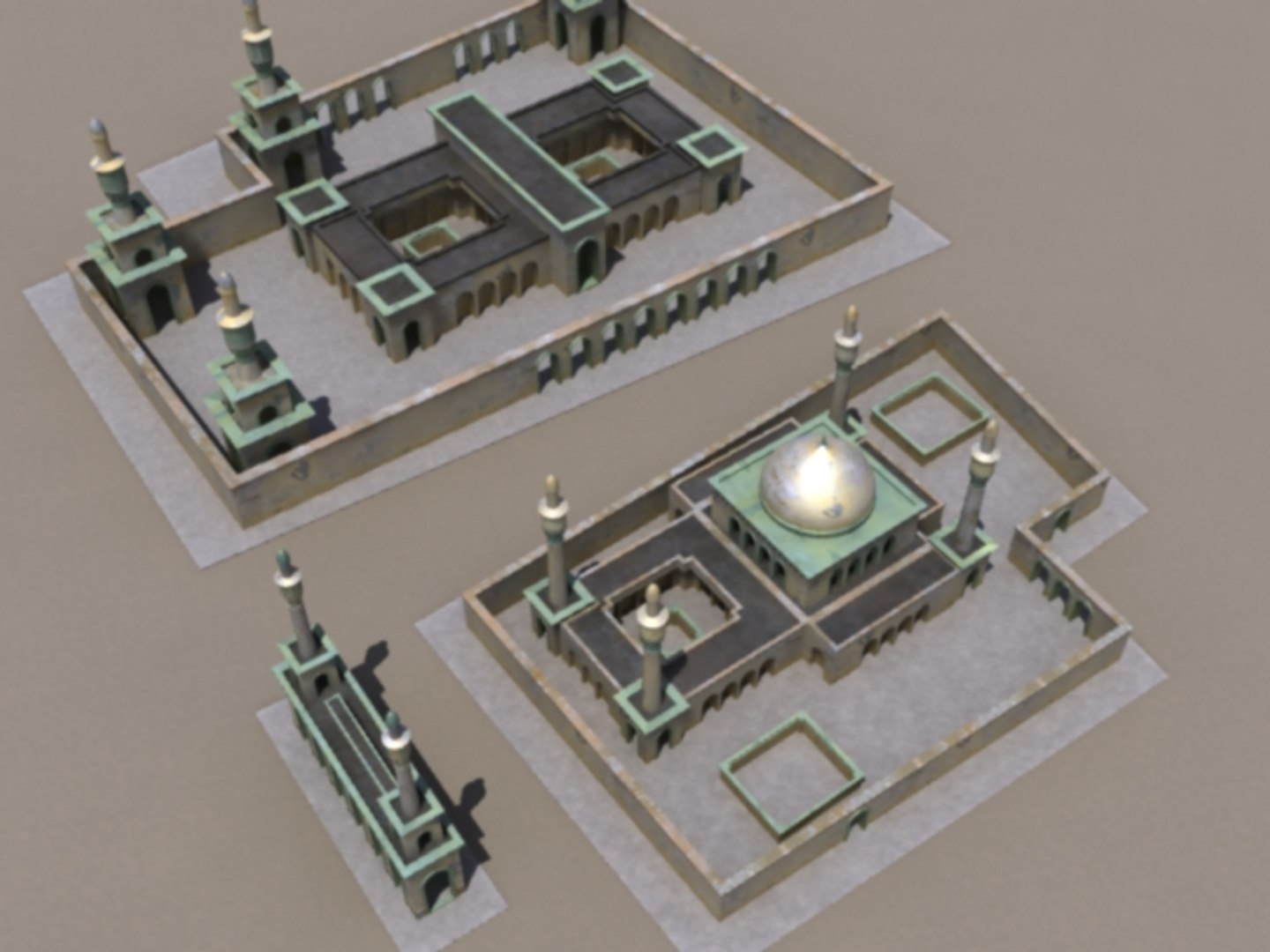 3d Ma Mosques Arab