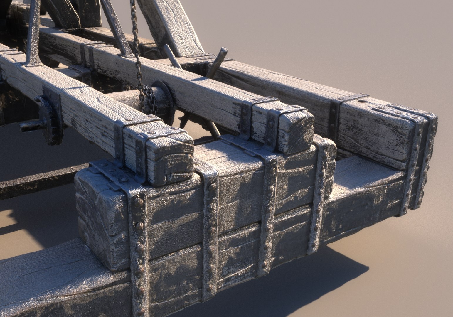 A Real Roman Catapult 3D Model - TurboSquid 1872657