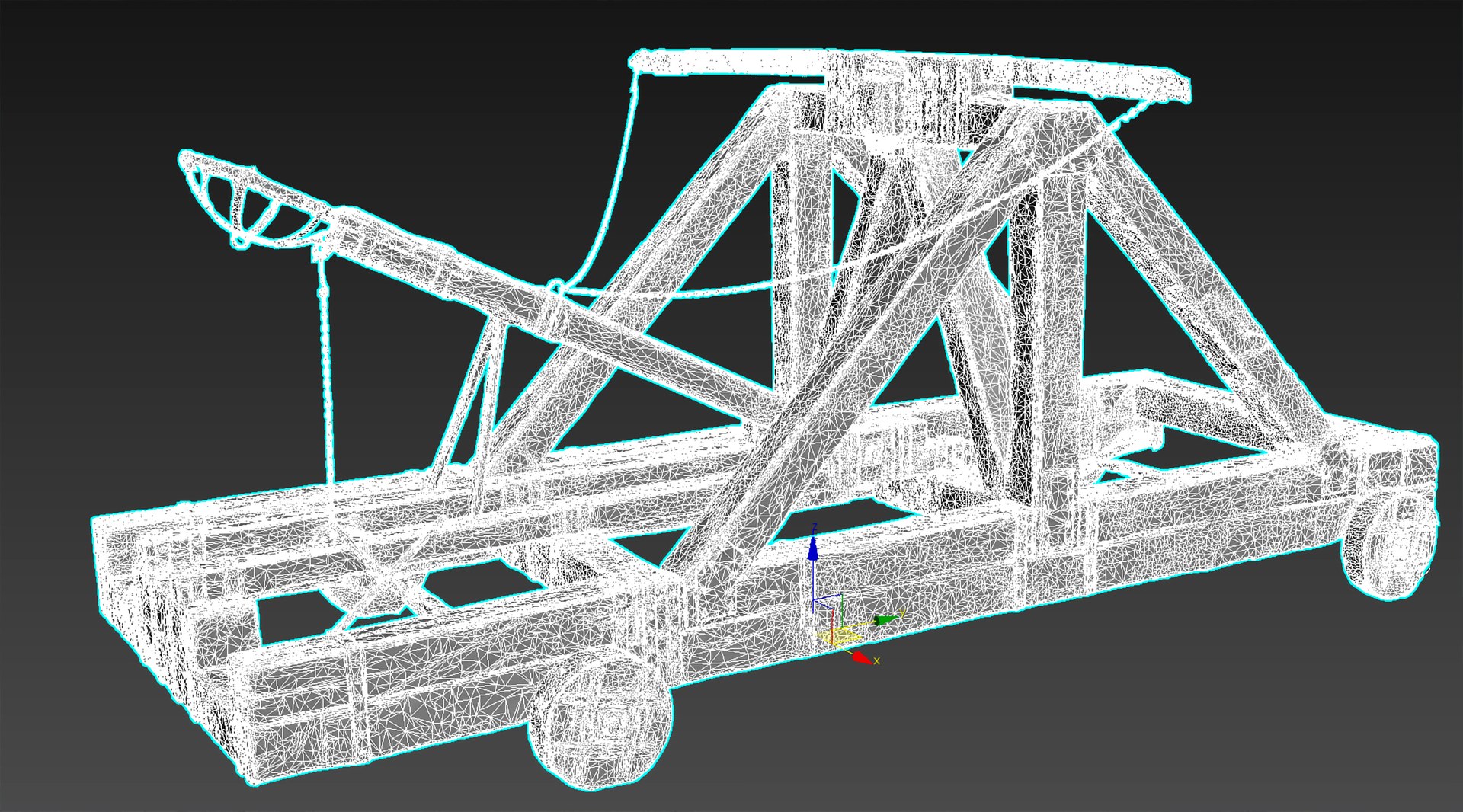 A Real Roman Catapult 3D Model - TurboSquid 1872657
